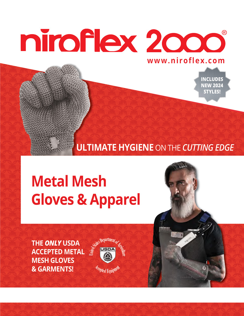 Niroflex Resources - Safety Knowledge - Stainless Steel Ring Mesh Gloves - Niroflex2000 USDA ...